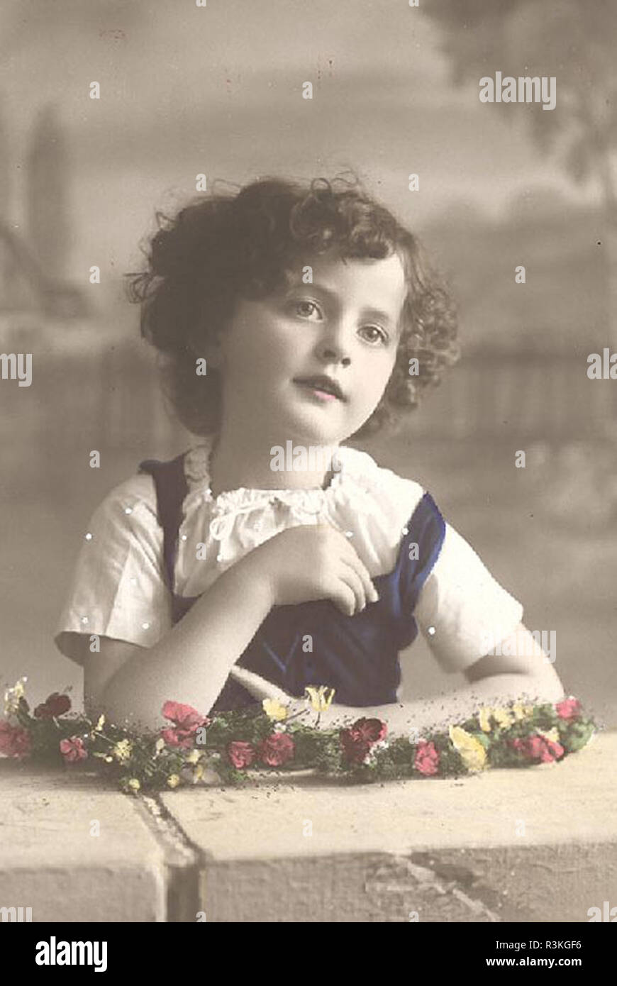 vintage victorian child classic image Stock Photo - Alamy