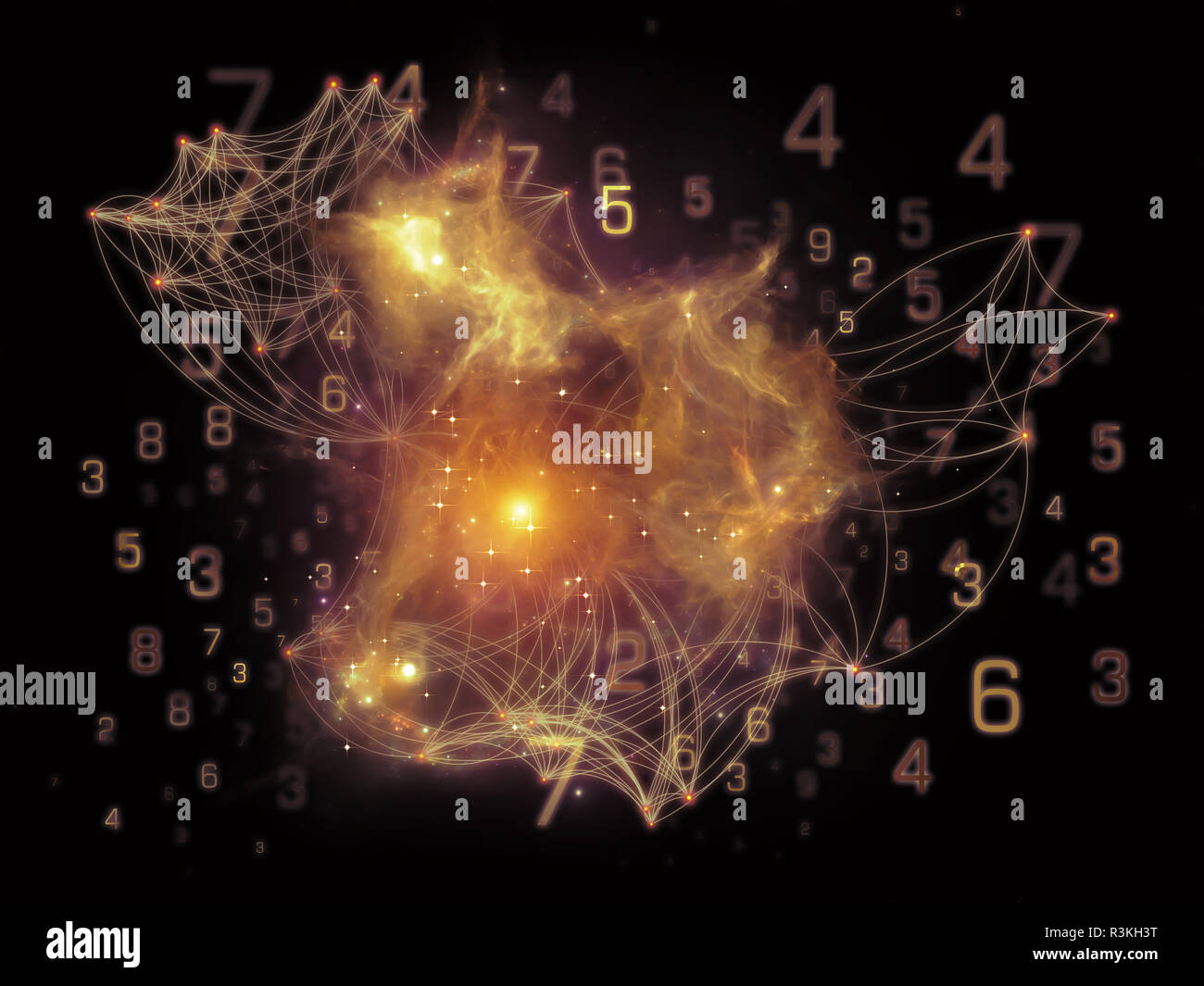 Graphic representation computer network hi-res stock photography and images - Alamy