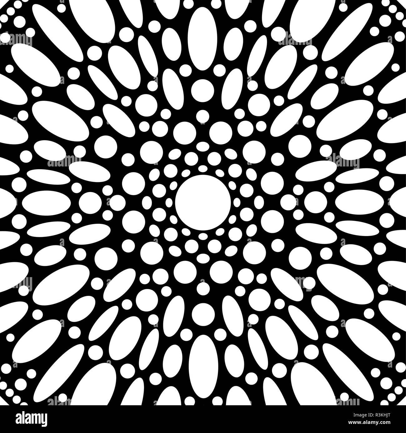 Floor design flowers shape Stock Vector Images - Alamy