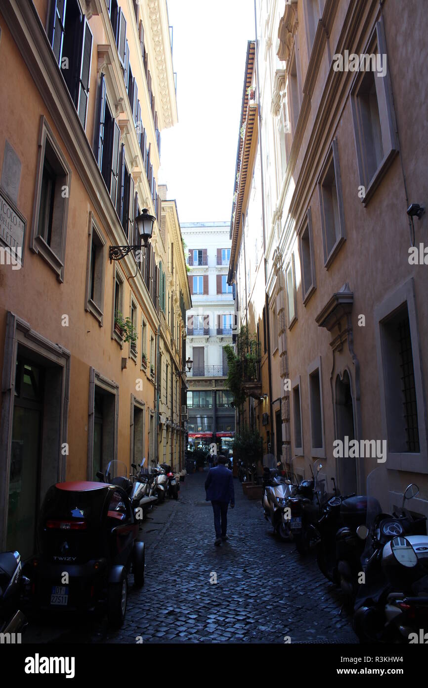 Side Streets of Rome Stock Photo - Alamy