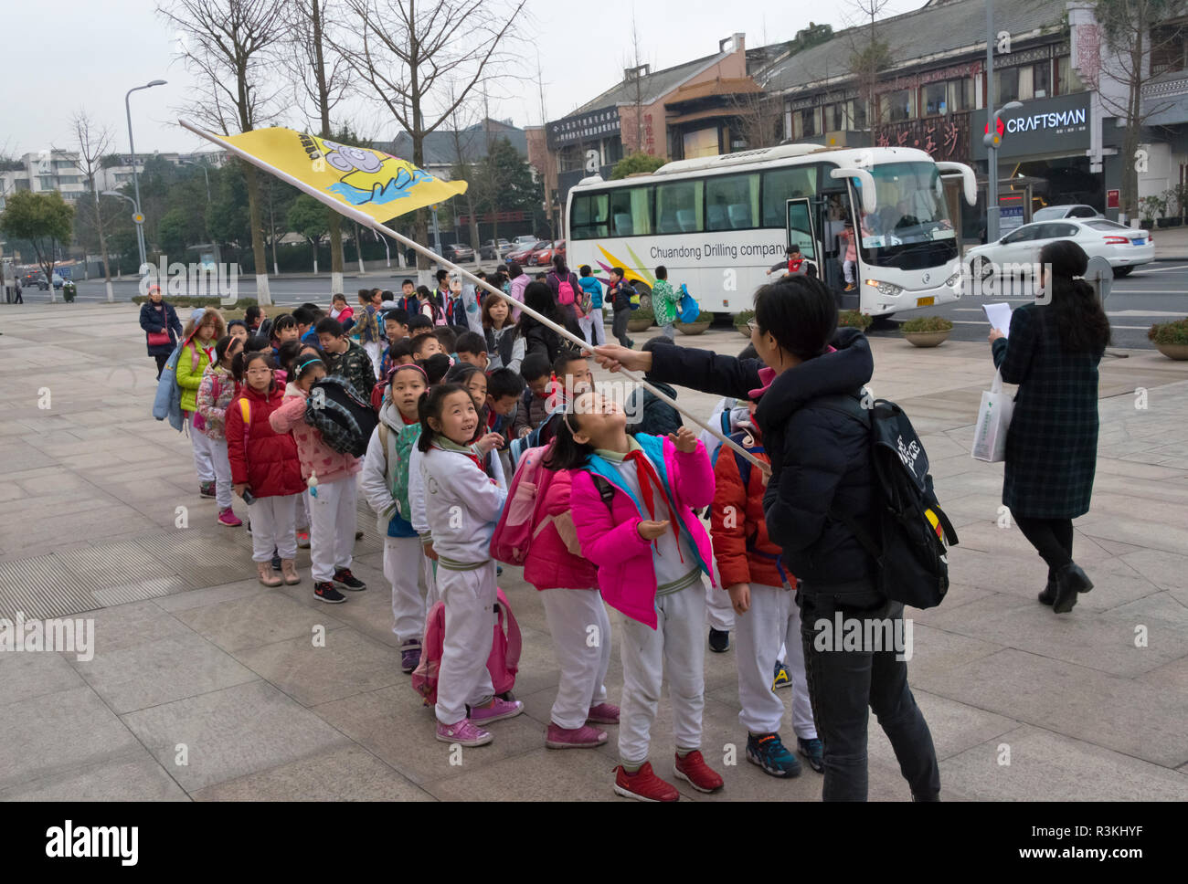 Students and teacher china hi-res stock photography and images - Alamy