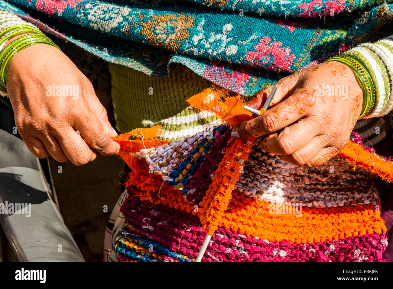 Indian Women Knitting