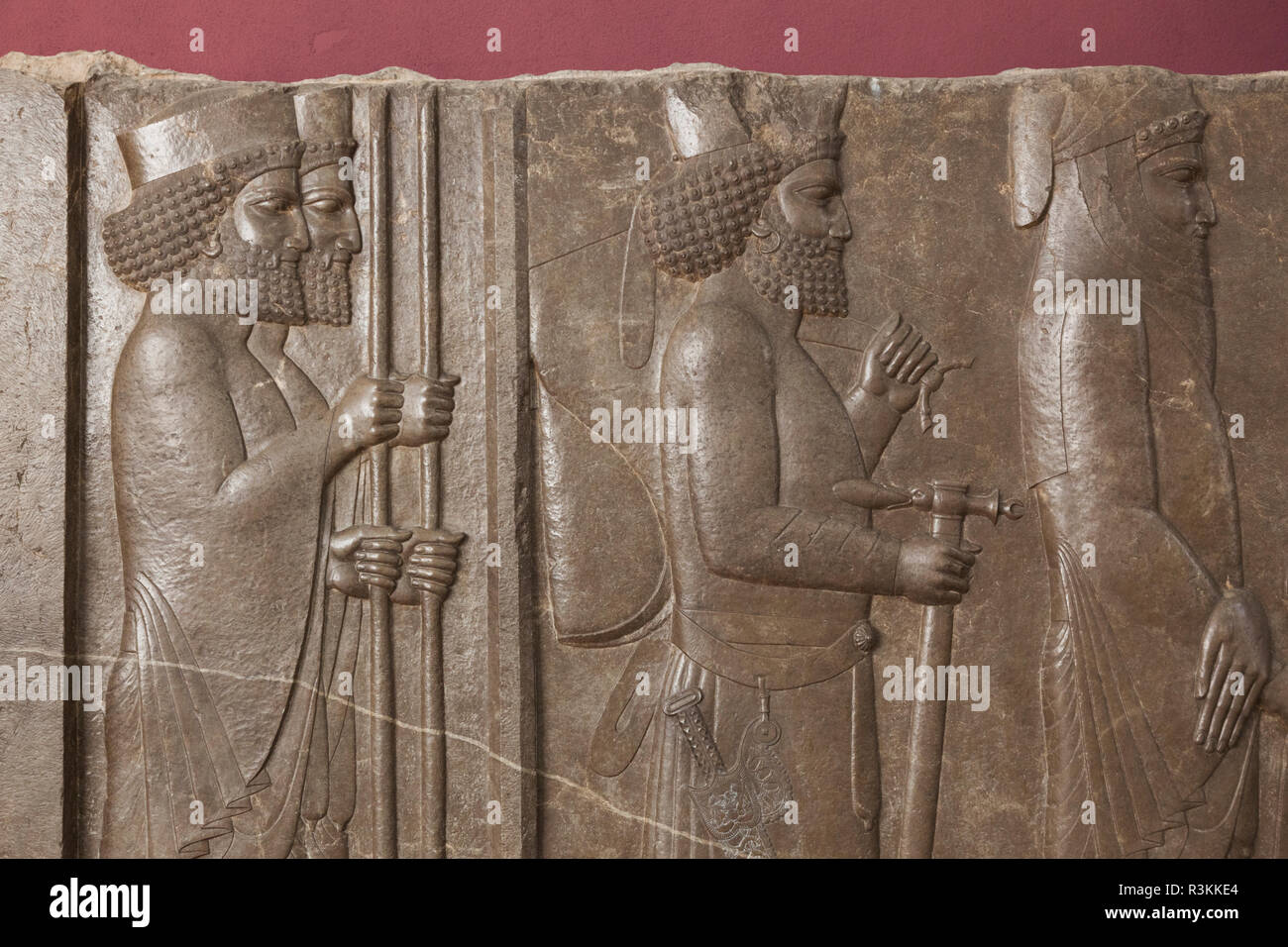 Iran, Tehran, National Museum Of Iran, Procession Of Xerxes Frieze From ...