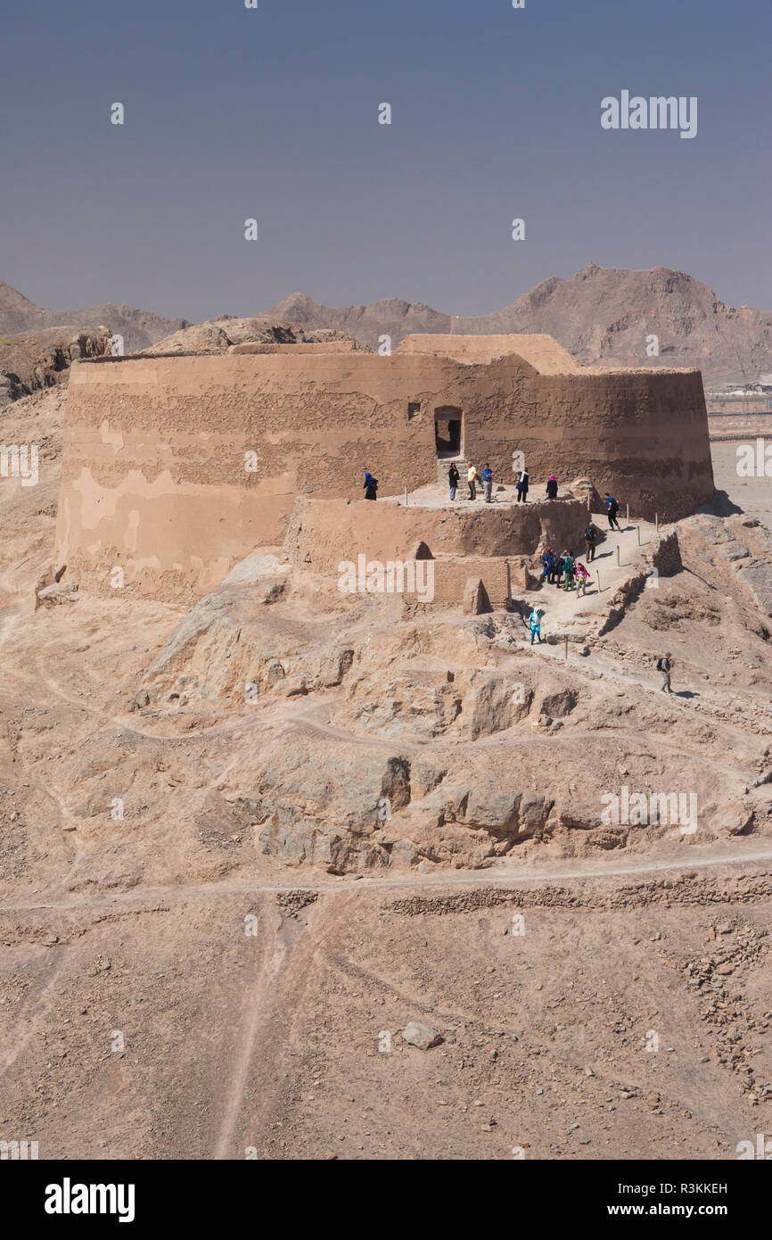 Central Iran, Yazd, Zoroastrian Towers Of Silence Burial Complex ...