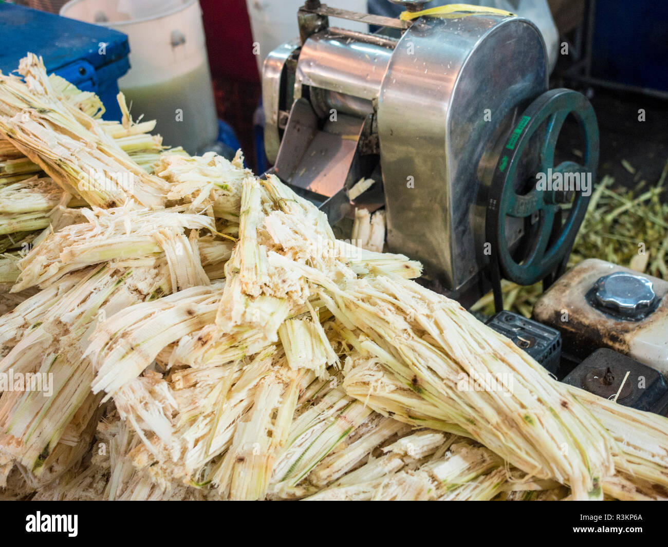 Thailand, Phuket, Karon Market in Phuket, Night Food Market with Sugar ...