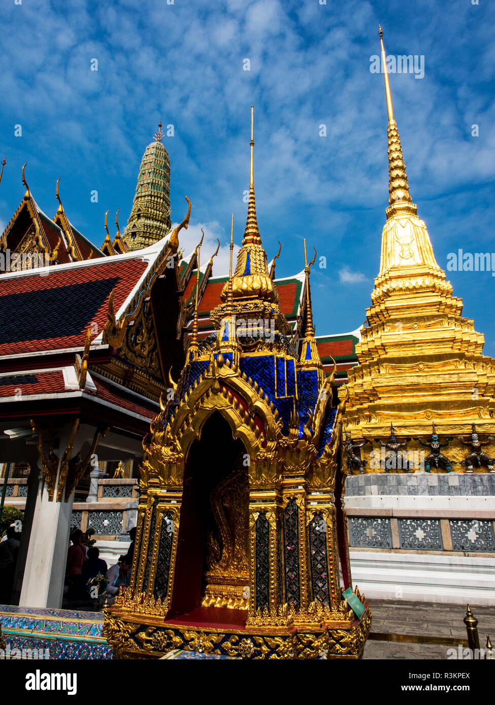 Thailand, Bangkok, Grand Palace In Bangkok, Buildings of the Grand ...
