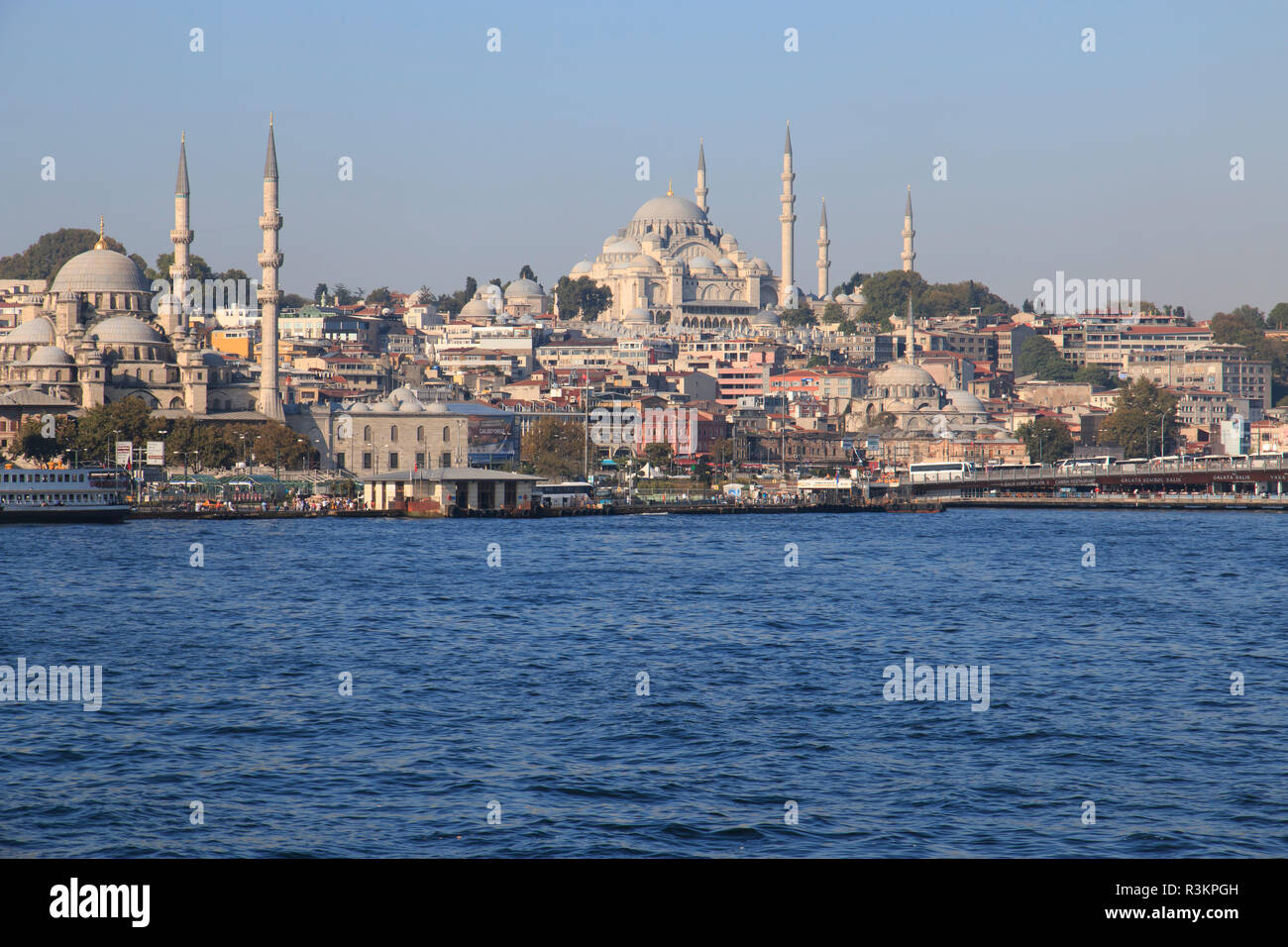 Turkey, Istanbul, Blue Mosque, Hagia Sophia, and the Topkapi Palace are ...
