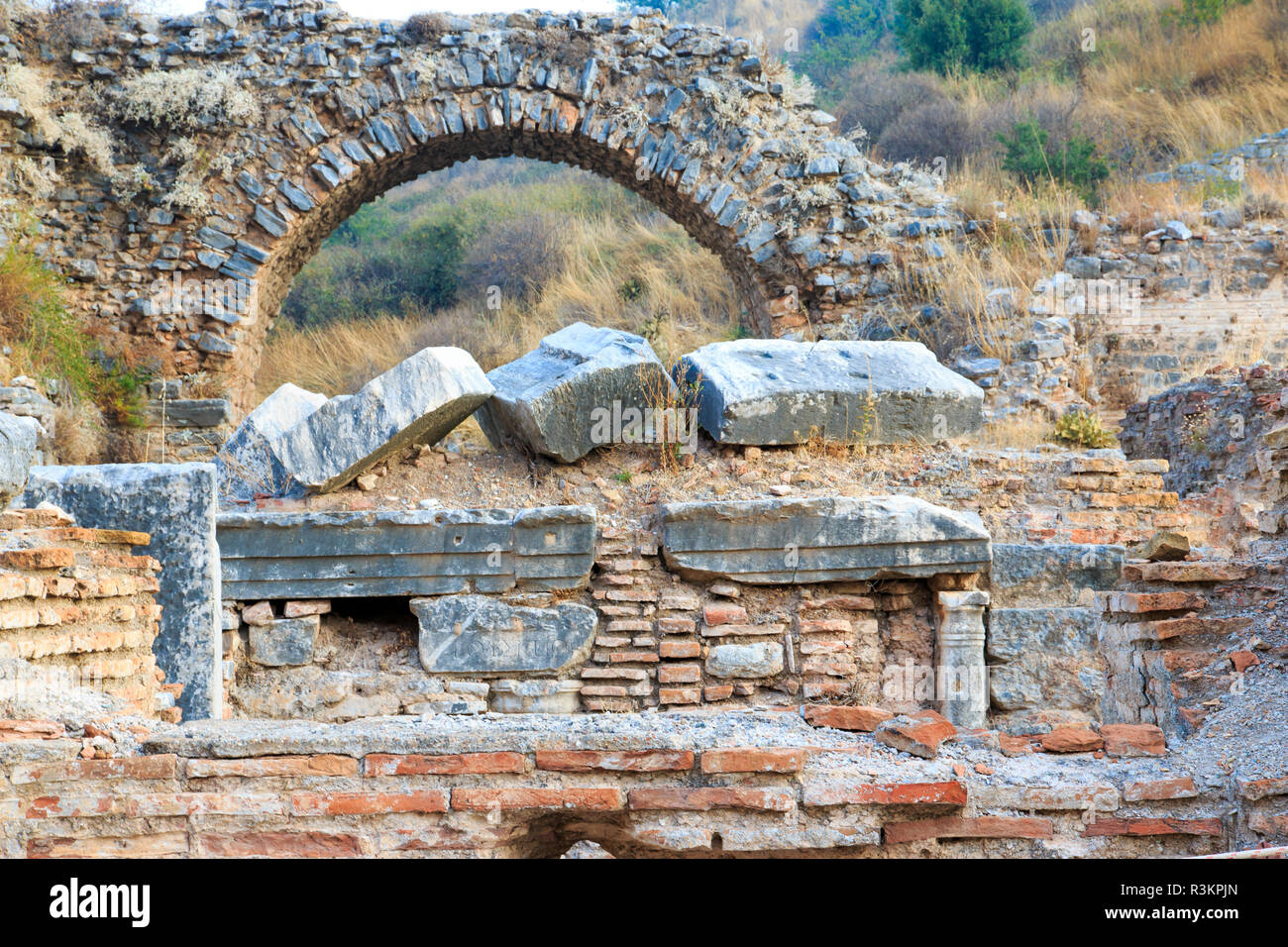 Turkey, Izmir Province, Selcuk, ancient city Ephesus, ancient world ...
