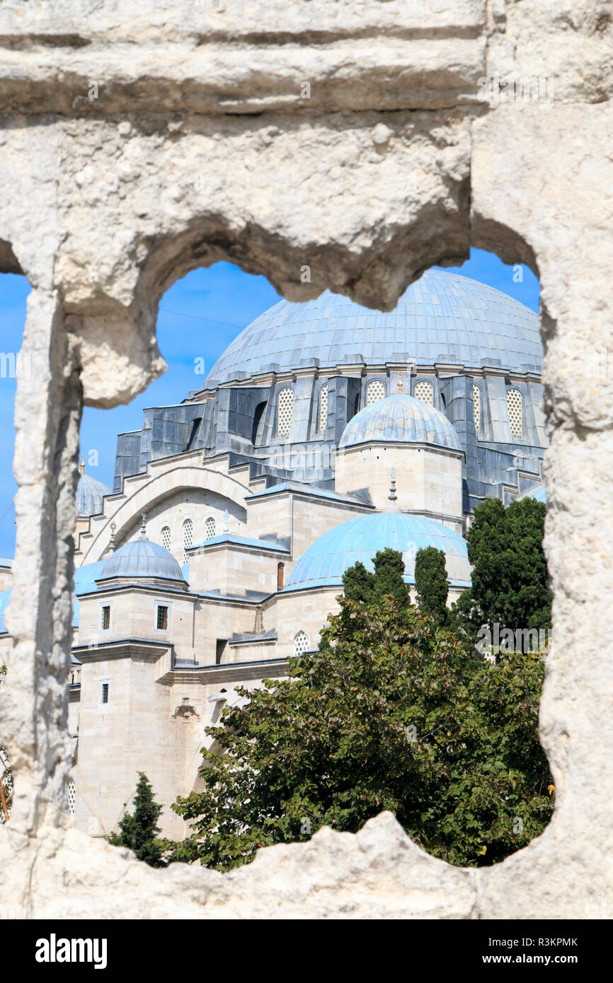 Turkey, Istanbul, Suleymaniye Mosque complex (Suleymaniye Camii) is an ...