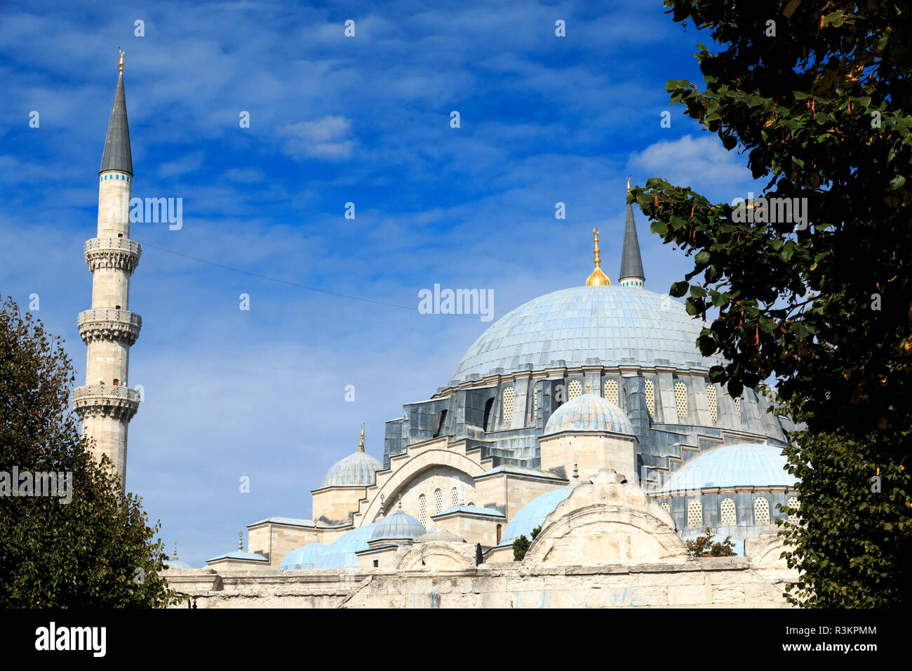 Turkey, Istanbul, Suleymaniye Mosque complex (Suleymaniye Camii) is an ...