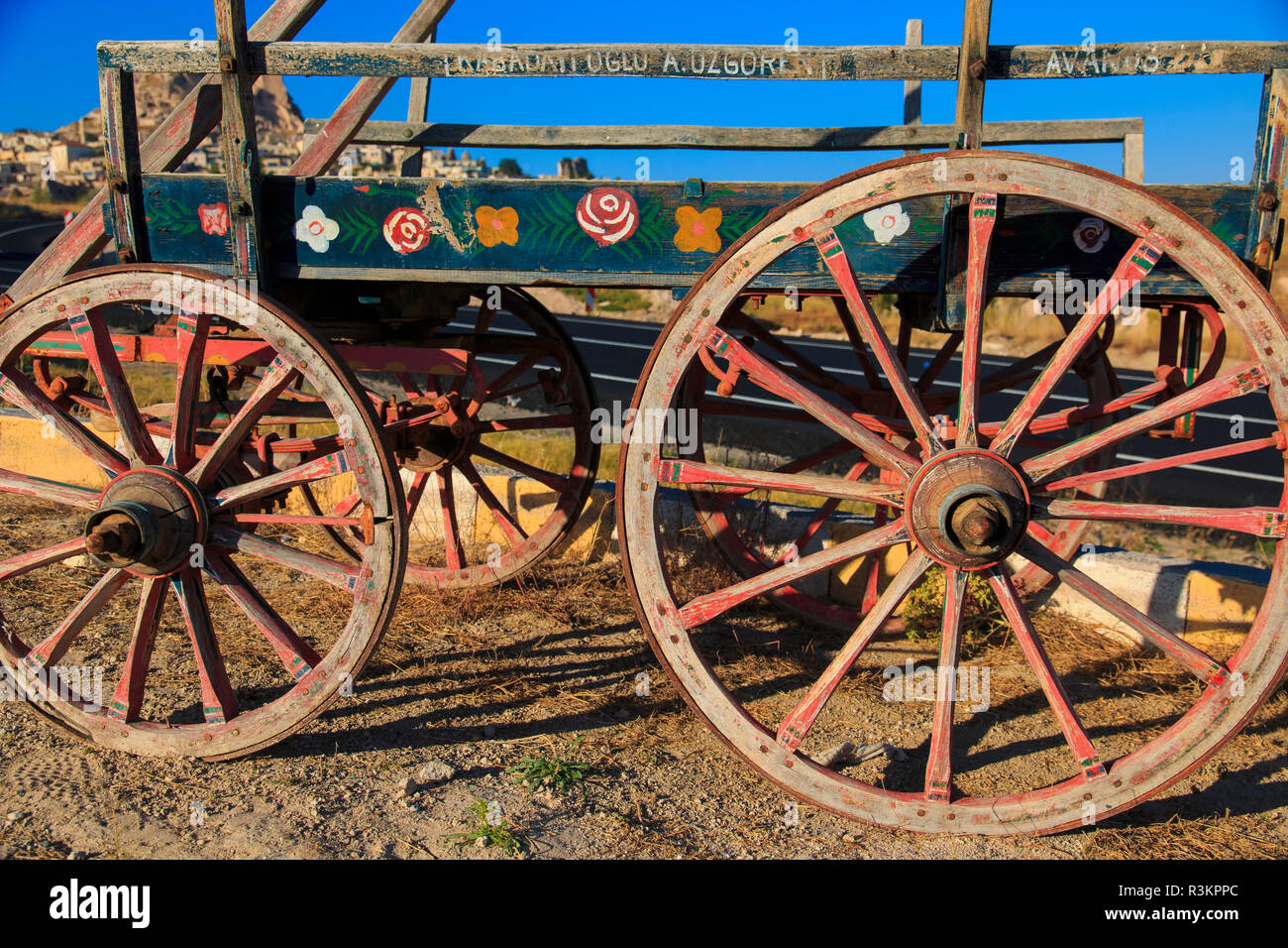 Turkey, Central Anatolia, Nevsehir Province, Uchisar, painted antique ...