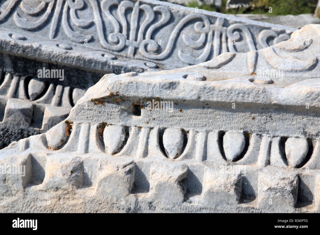 Turkey, West Coast Anatolia, Aydin Province, ruins of Miletus, near the ...