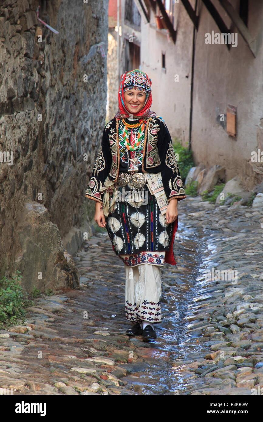 Turkey, Marmara, Bursa, Village of Cumalikizik. (Editorial Use Only ...