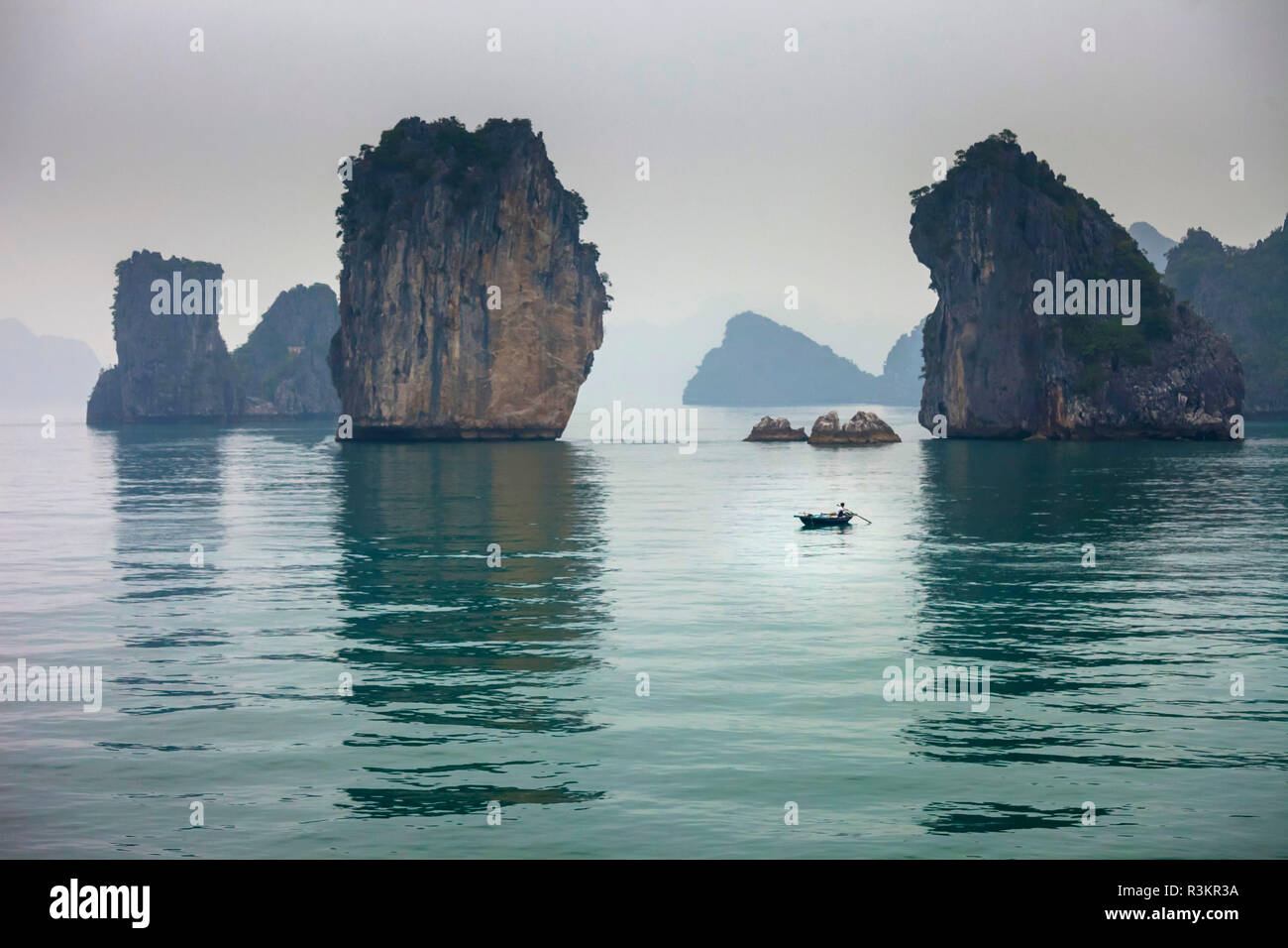 Scene from Ha Long Bay, Vietnam Stock Photo - Alamy