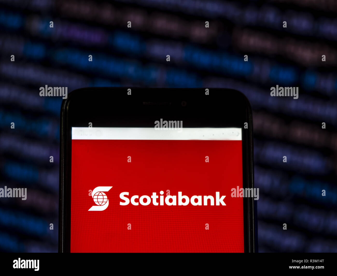 Scotiabank logo hi-res stock photography and images - Alamy
