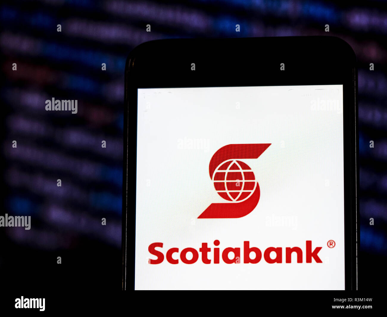 Scotiabank logo hi-res stock photography and images - Alamy