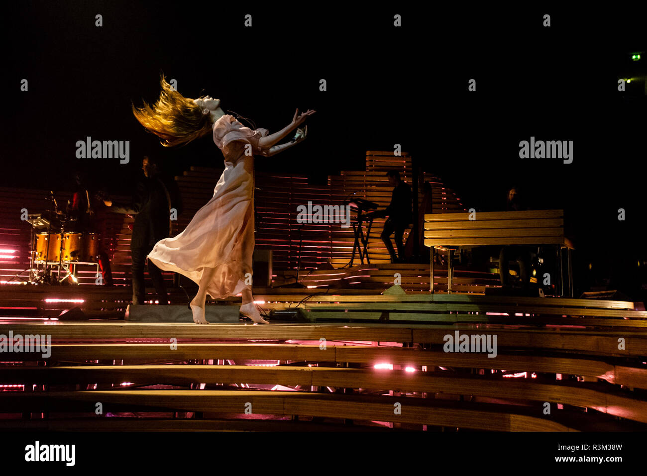 Manchester, UK. 23rd November 2018. Florence and the Machien performs ...