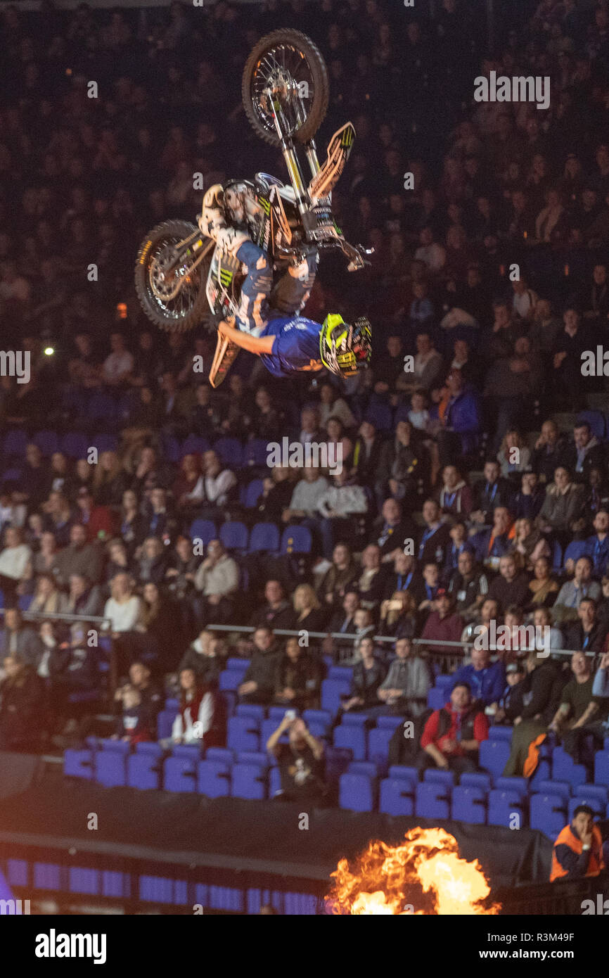 London, UK. 23rd Nov, 2018.Nitro Circus Live 2018, breathtaking ...