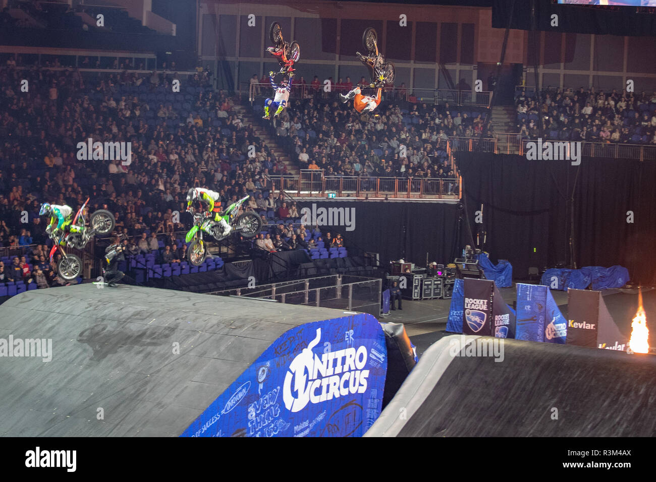 London, UK. 23rd Nov, 2018.Nitro Circus Live 2018, breathtaking ...