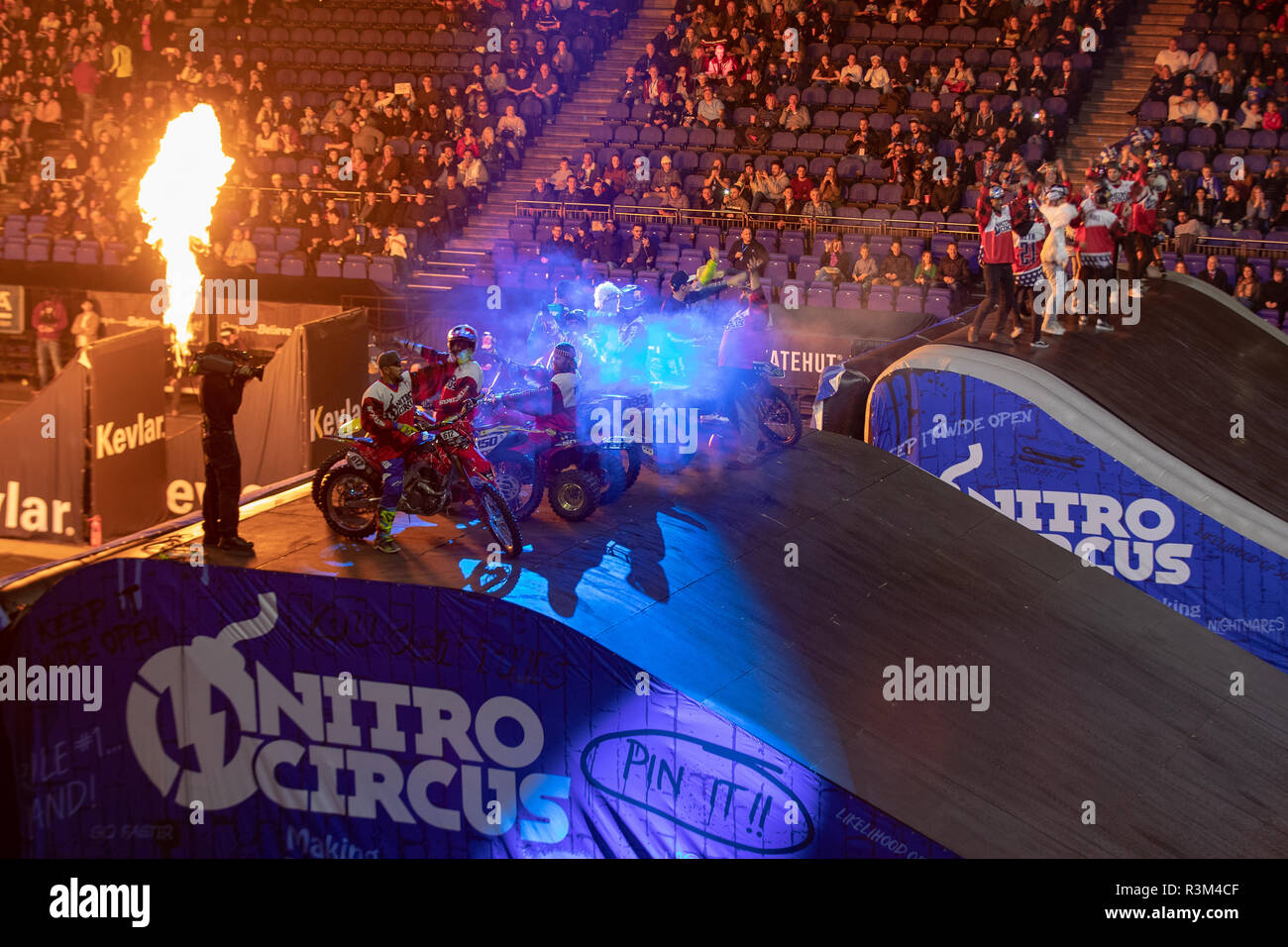 London, UK. 23rd Nov, 2018.Nitro Circus Live 2018, breathtaking ...