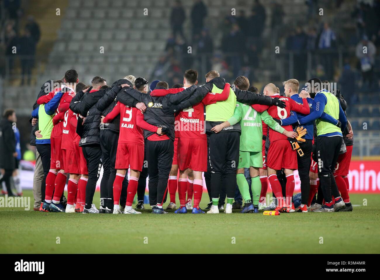 Bielefeld, Deutschland. 23rd Nov, 2018. firo: 23.11.2018, football, 2 ...