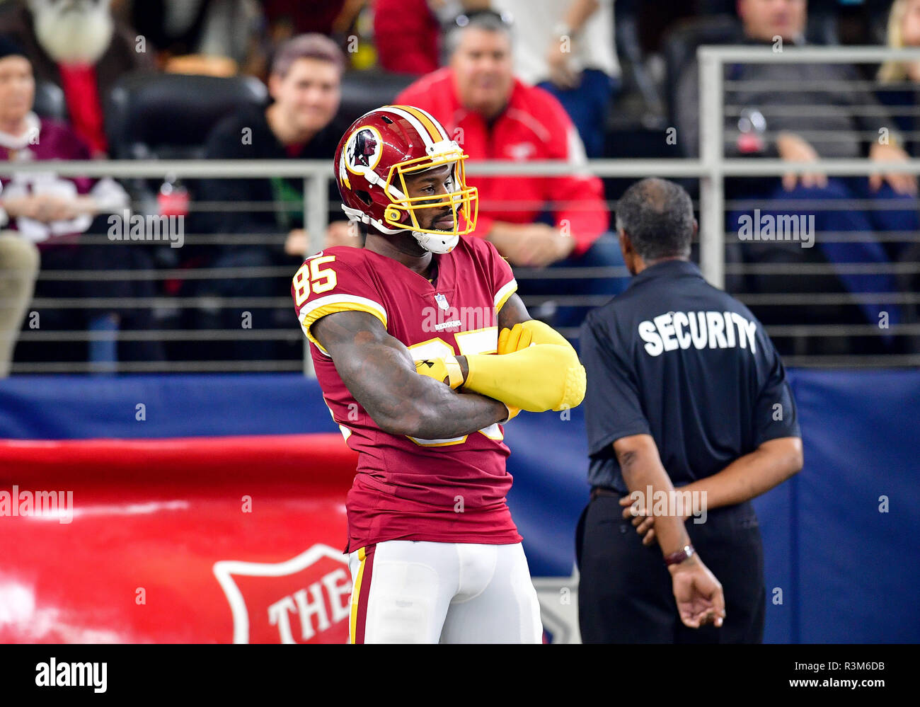 November 22, 2018:.Washington Redskins tight end Vernon Davis (85 ...