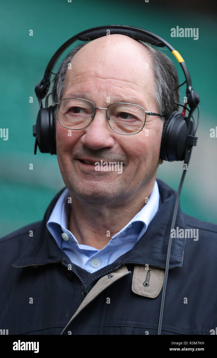 Bbc rugby commentator ian robertson hi-res stock photography and images ...