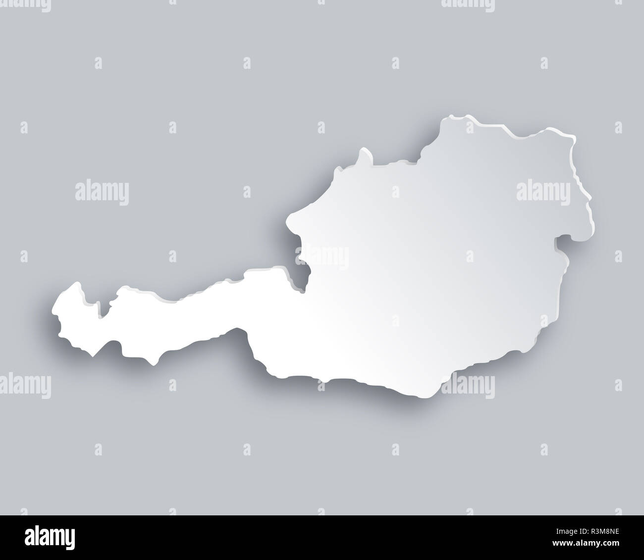 map of austria Stock Photo - Alamy