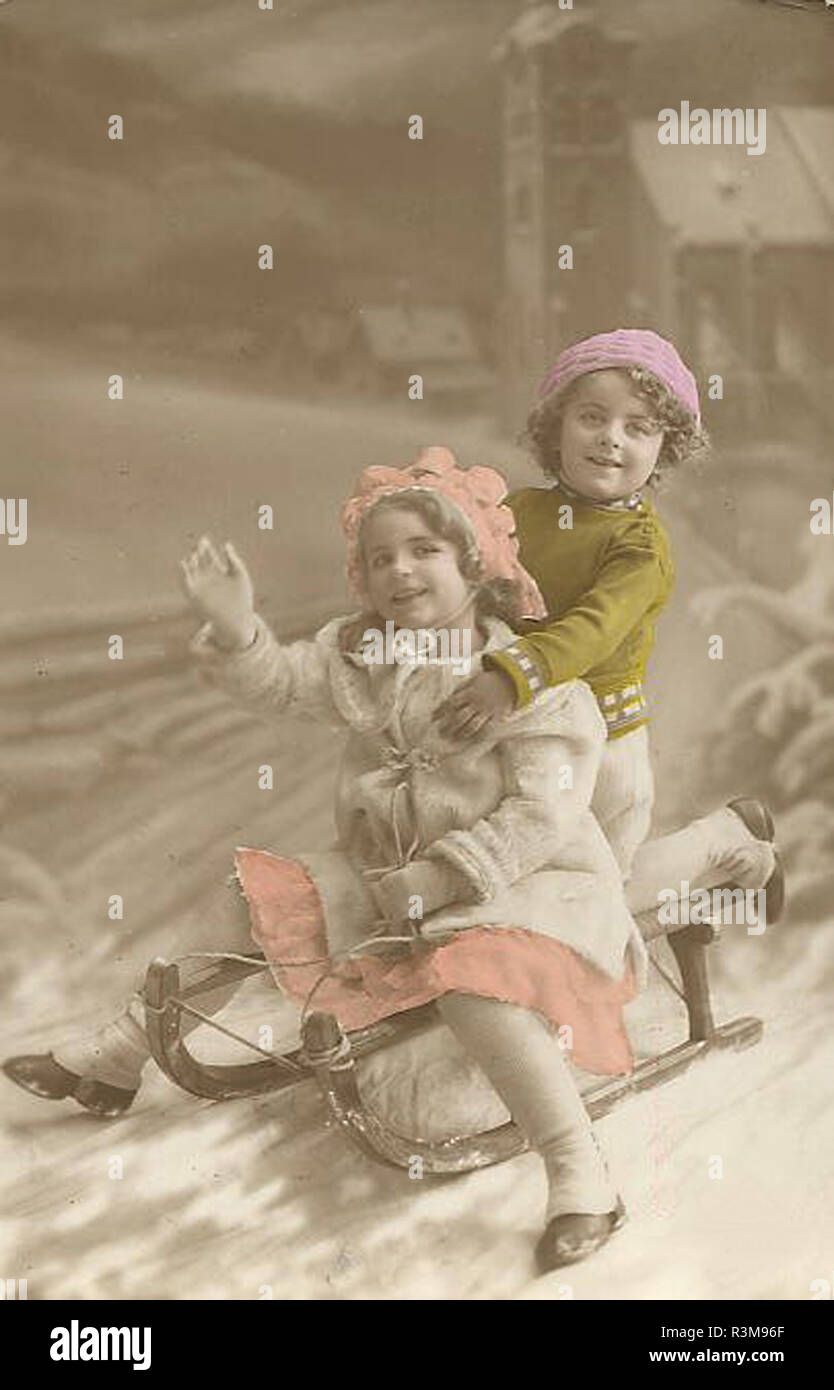 vintage victorian image of a child Stock Photo - Alamy
