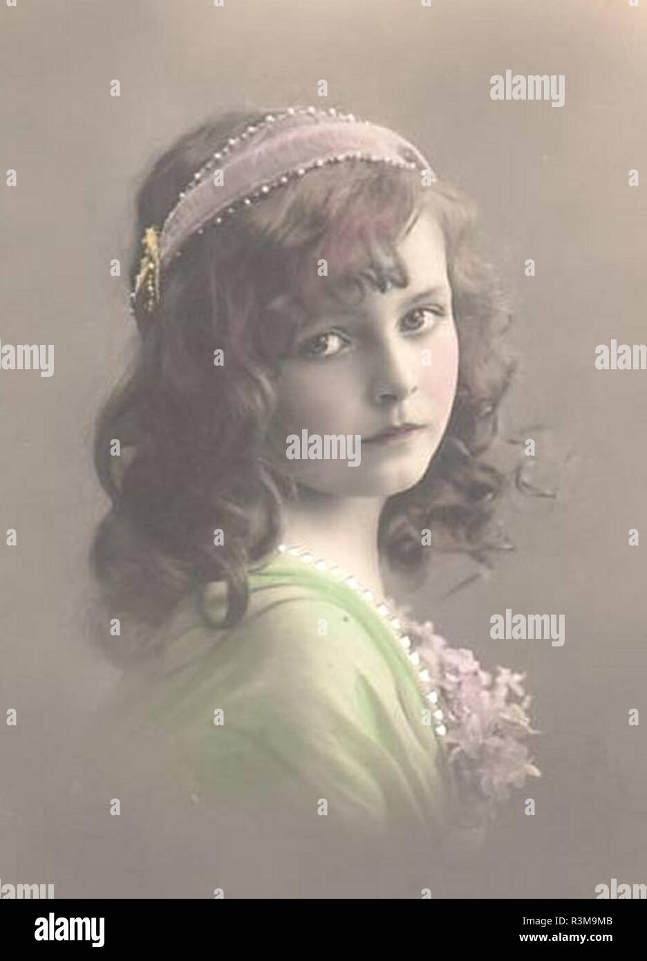 vintage victorian image of a child Stock Photo - Alamy