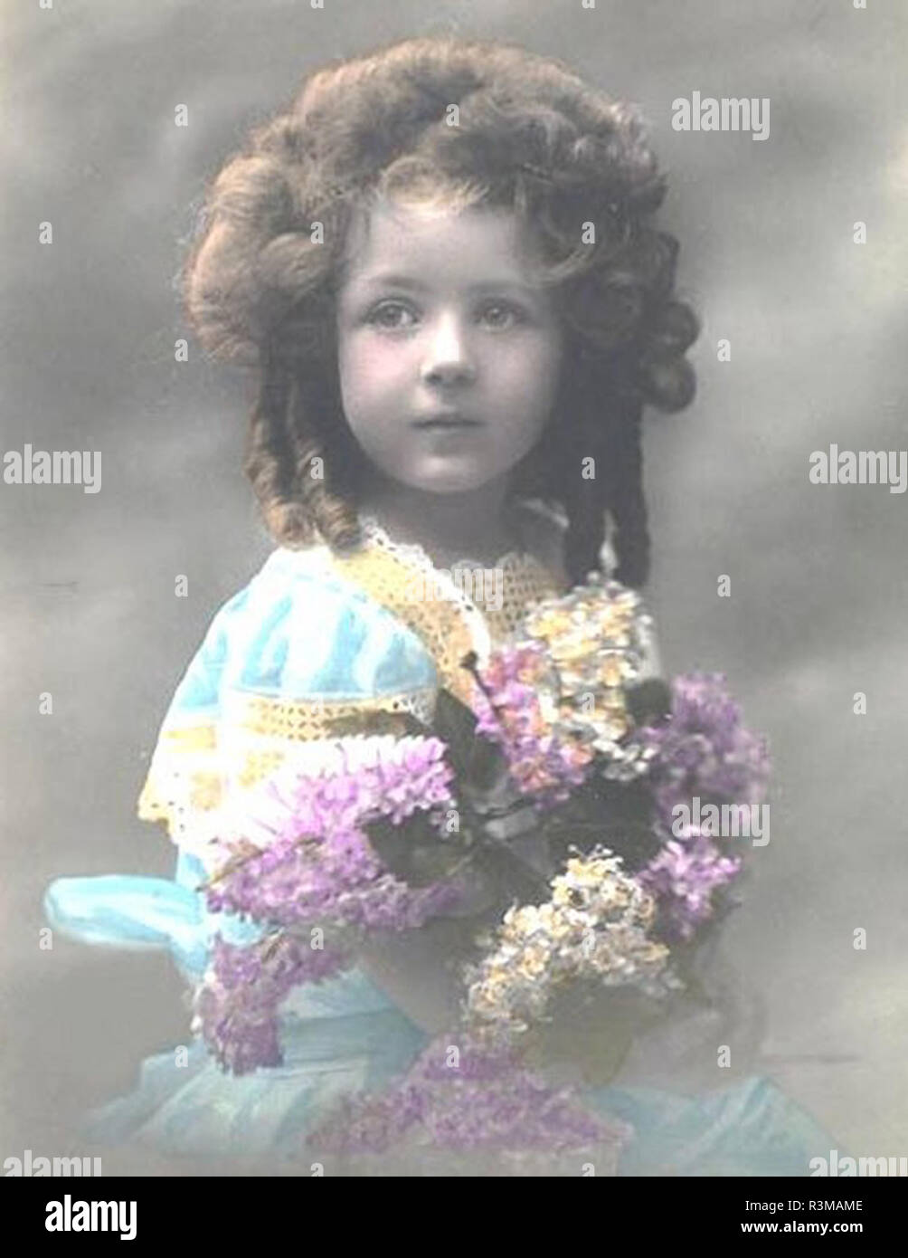 vintage victorian image of a child Stock Photo - Alamy