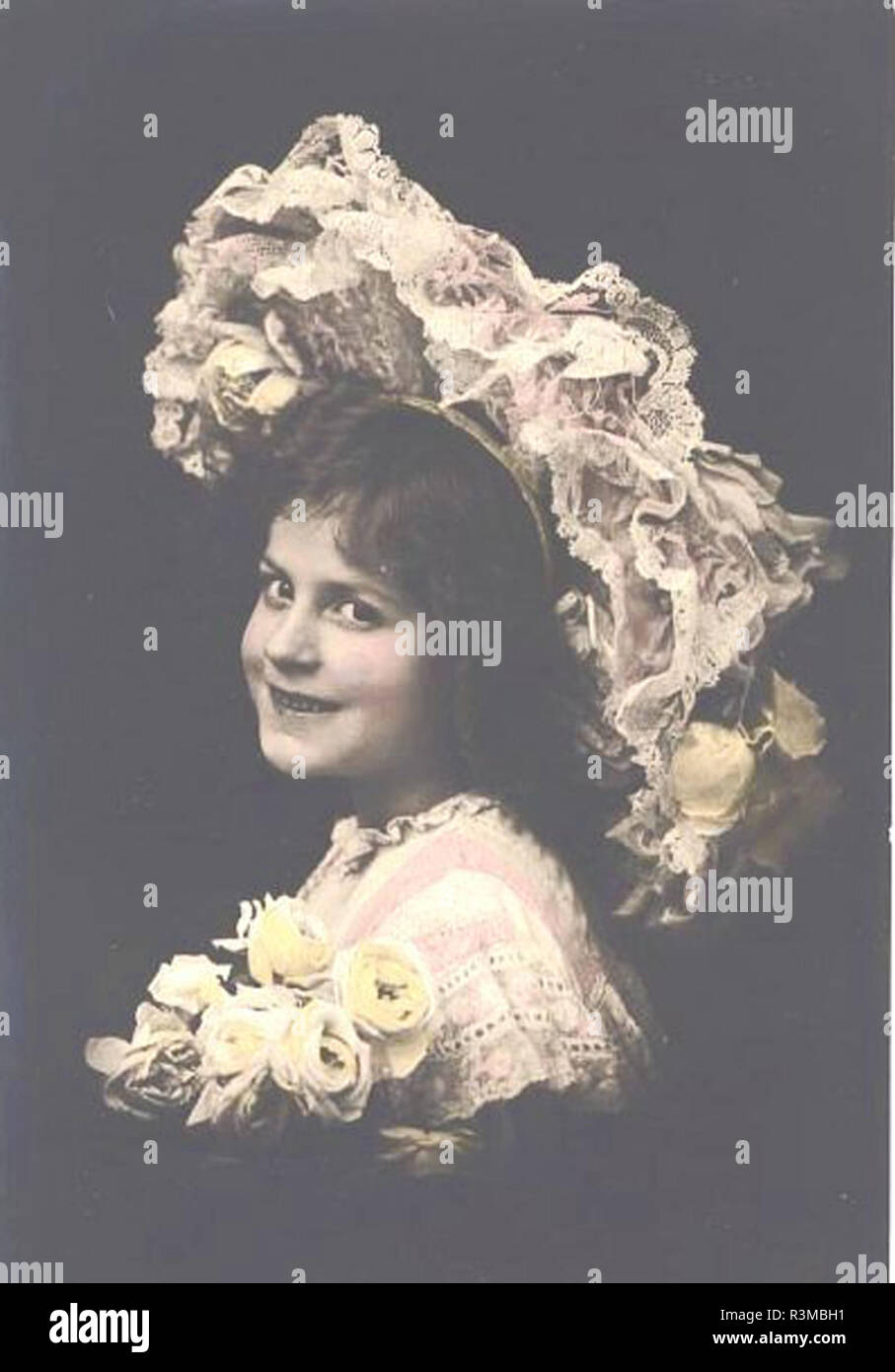 vintage victorian image of a child Stock Photo - Alamy