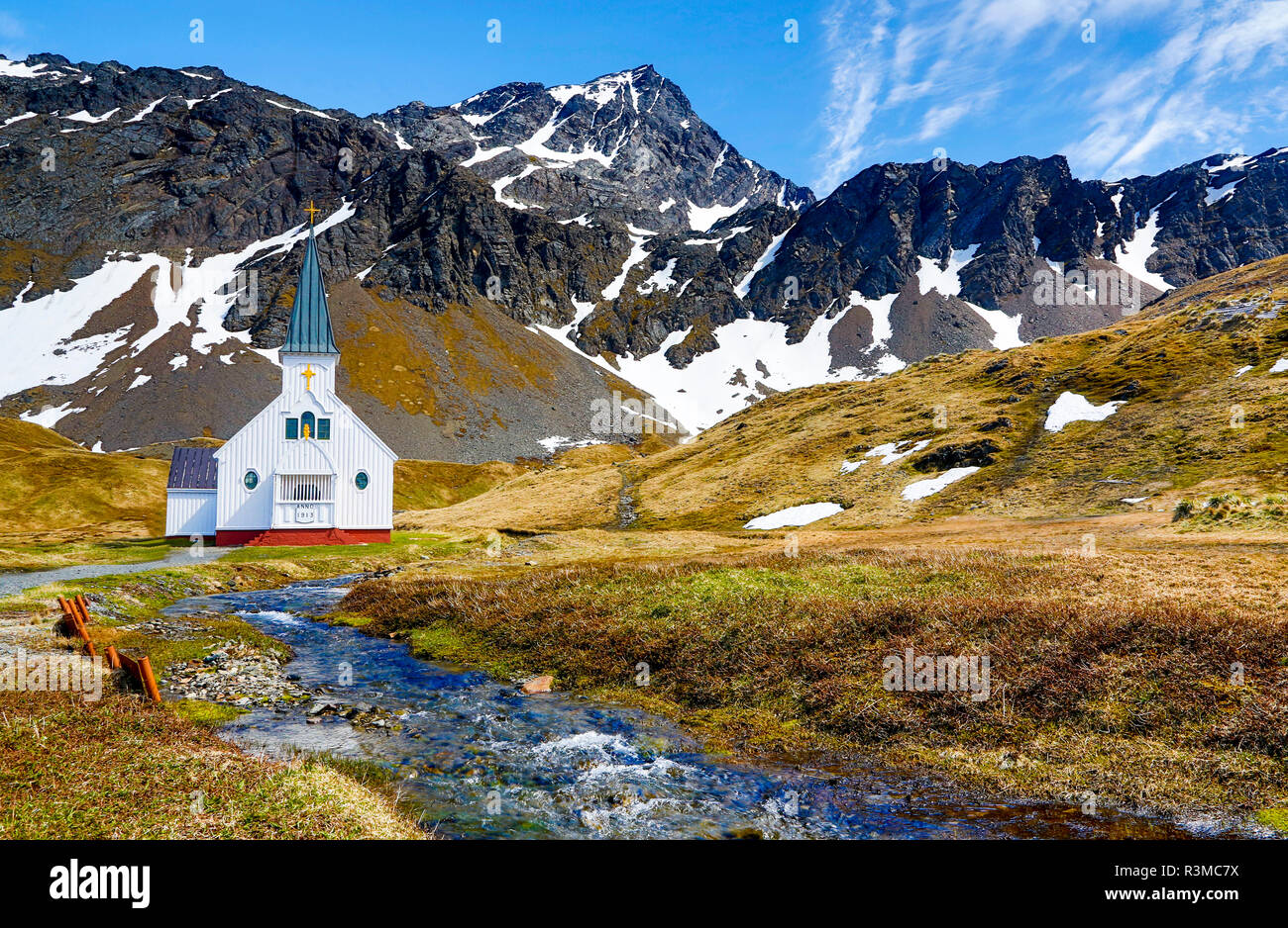 South Georgia Island, Grytviken, Church Stock Photo - Alamy