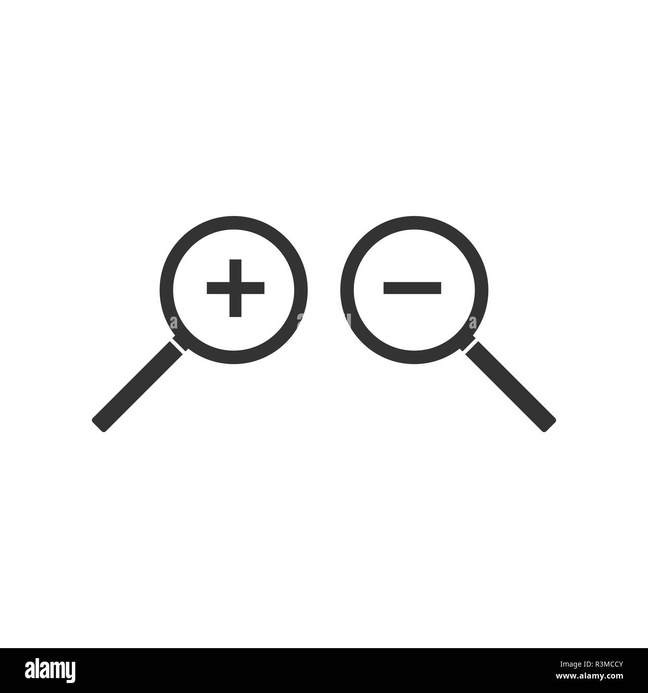 Zoom out vector vectors hi-res stock photography and images - Alamy