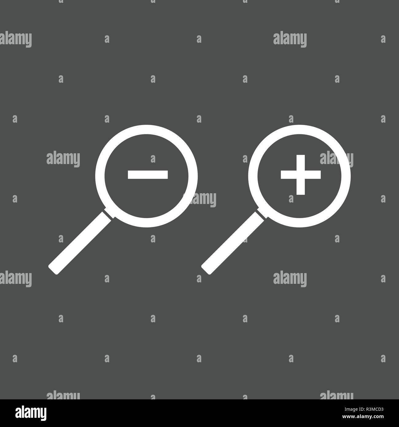 Zoom out vector vectors hi-res stock photography and images - Alamy