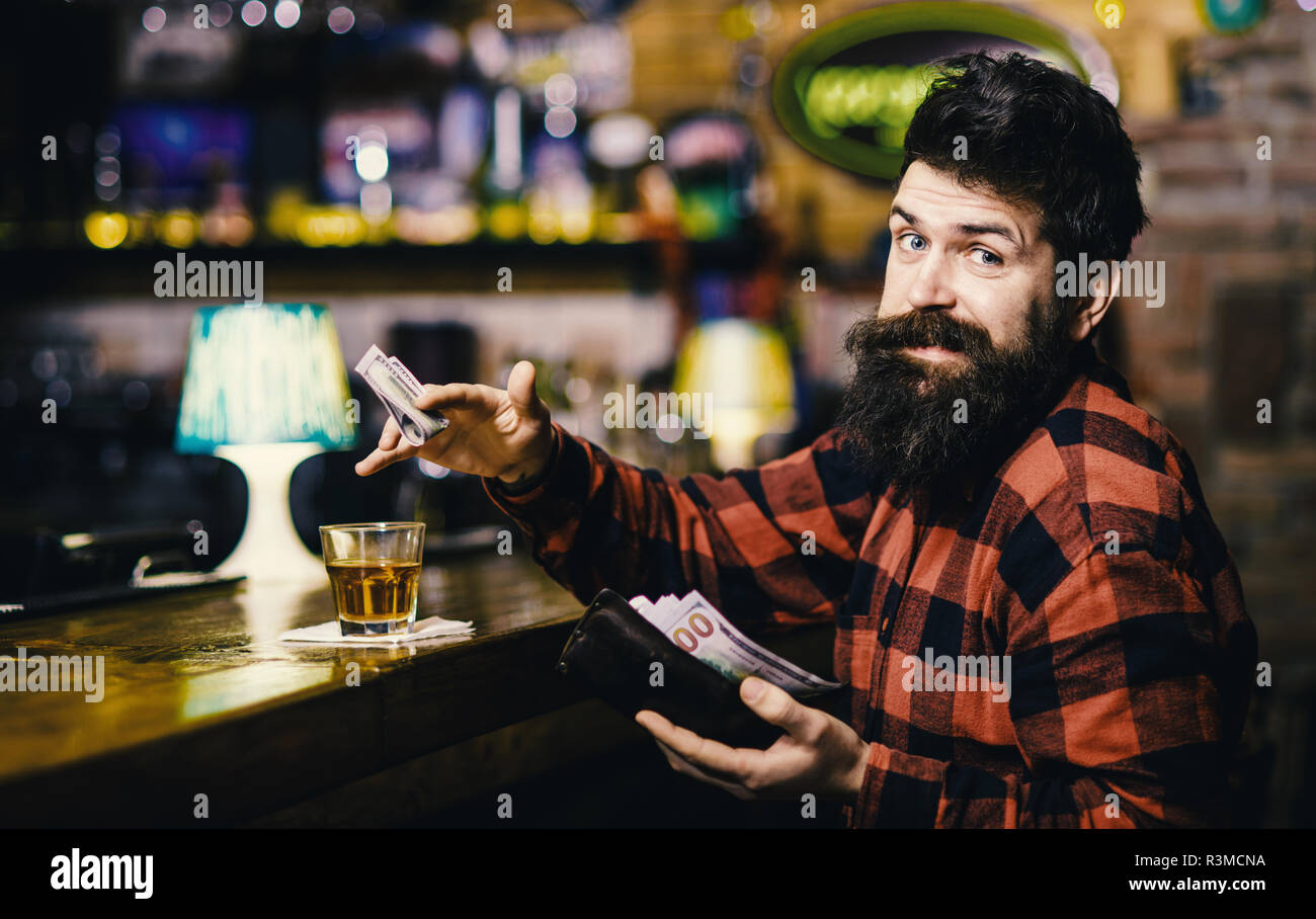 Drunk concept guy spend hi-res stock photography and images - Alamy