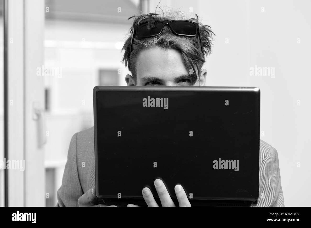 Coo face Black and White Stock Photos & Images - Alamy