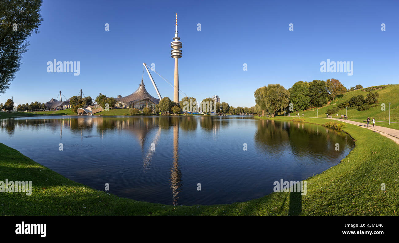 MUNICH, BAVARIA, GERMANY - CIRCA SEPTEMBER, 2018: The Olympic Park ...