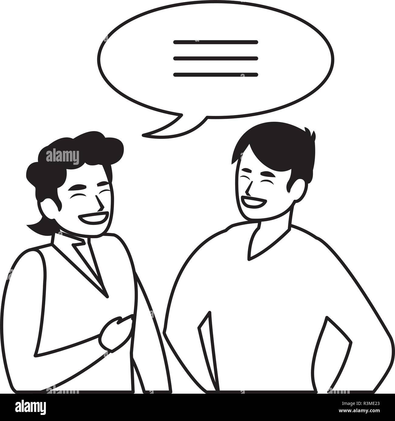 People Having A Conversation Clipart