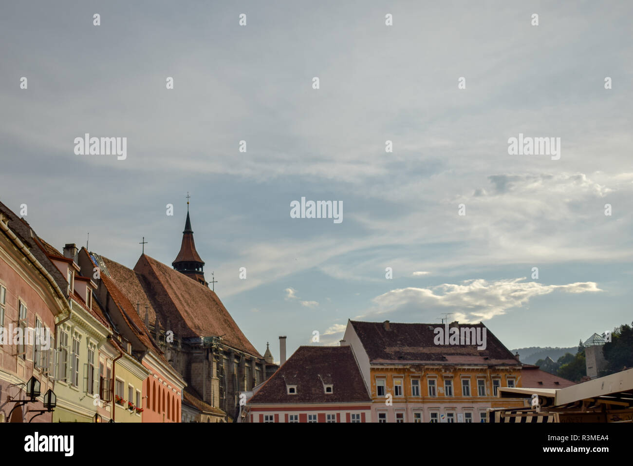 Brasov Romania - Panoramic View Stock Photo - Alamy