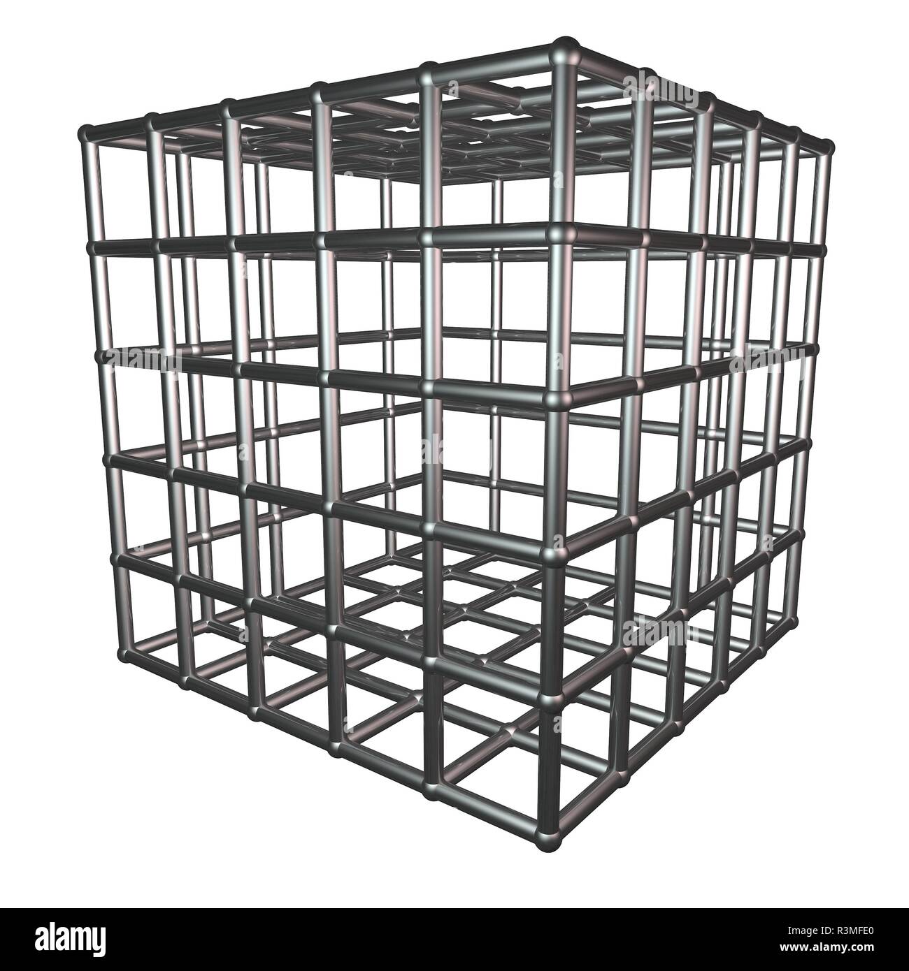 Steel safety cage Cut Out Stock Images & Pictures - Alamy