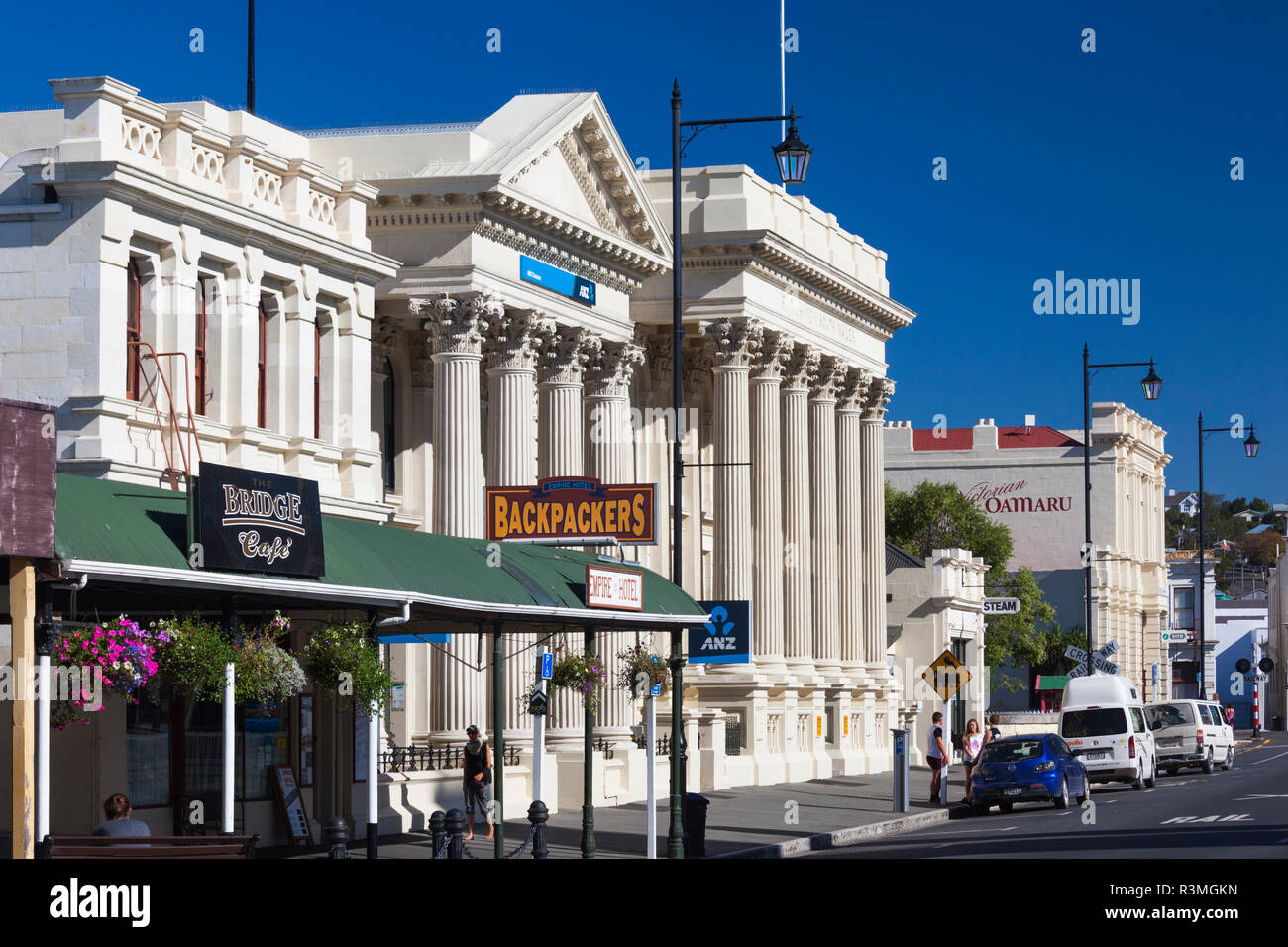 New Zealand, South Island, Otago, Oamaru, Victorian District, buildings ...