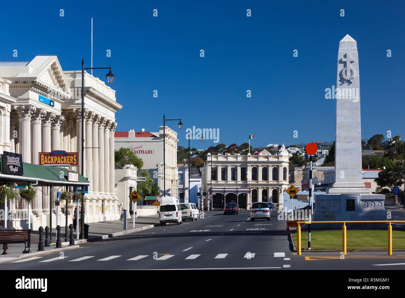 New Zealand, South Island, Otago, Oamaru, Victorian District, buildings ...