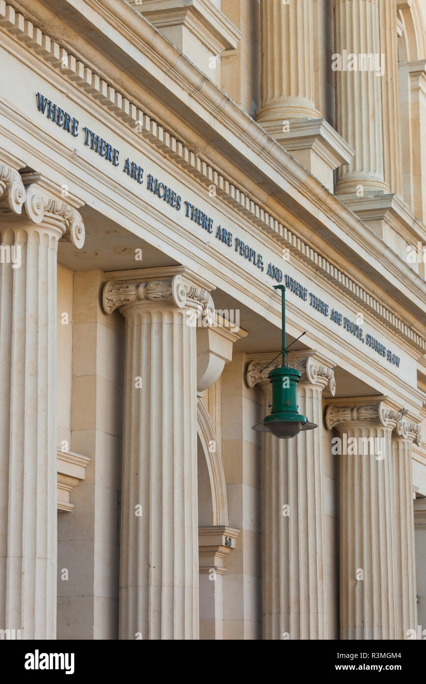 New Zealand, South Island, Otago, Oamaru, North Otago Museum, exterior ...