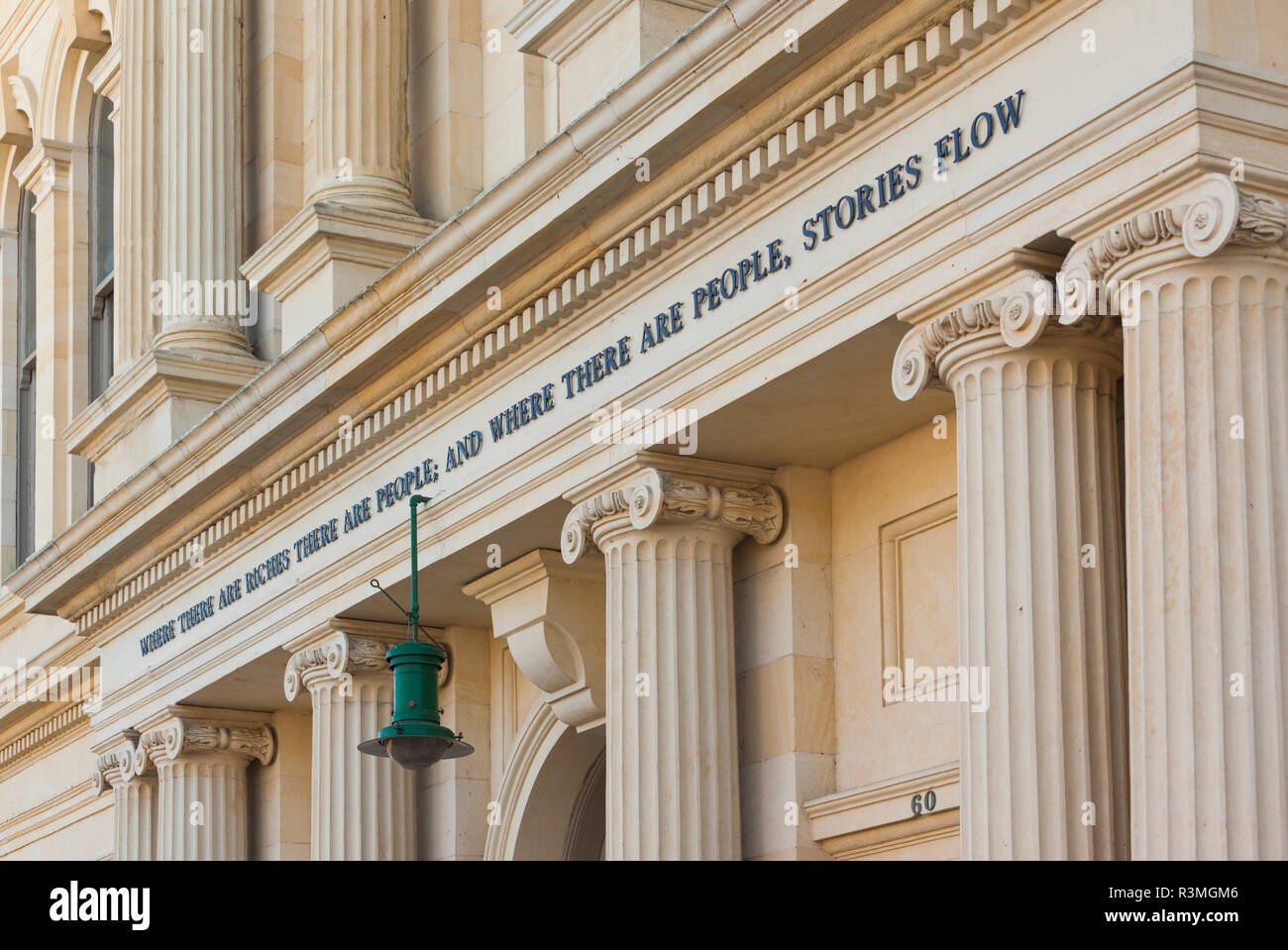 New Zealand, South Island, Otago, Oamaru, North Otago Museum, exterior ...
