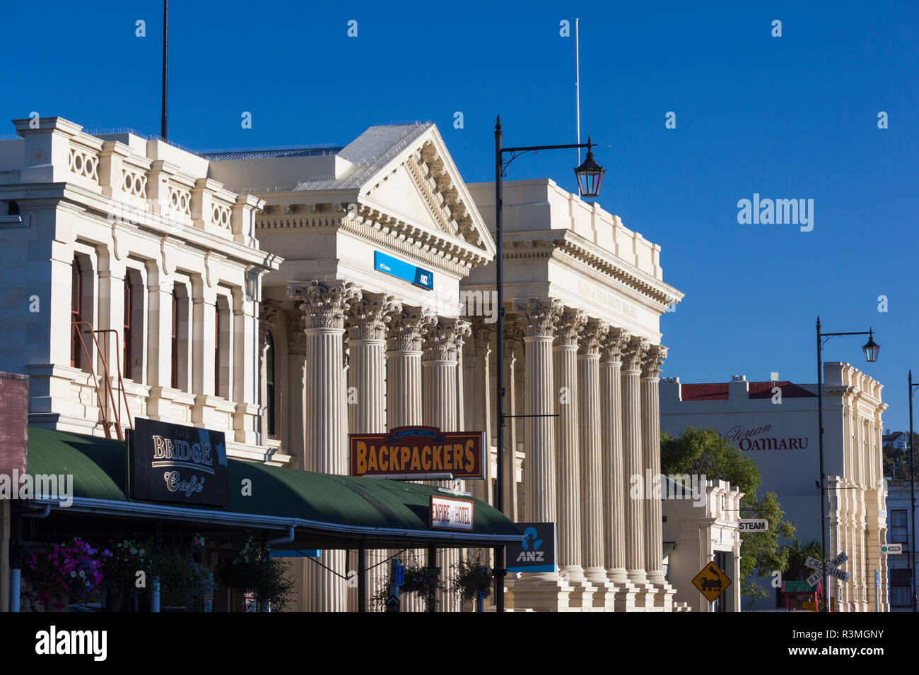 New Zealand, South Island, Otago, Oamaru, Victorian District, buildings ...
