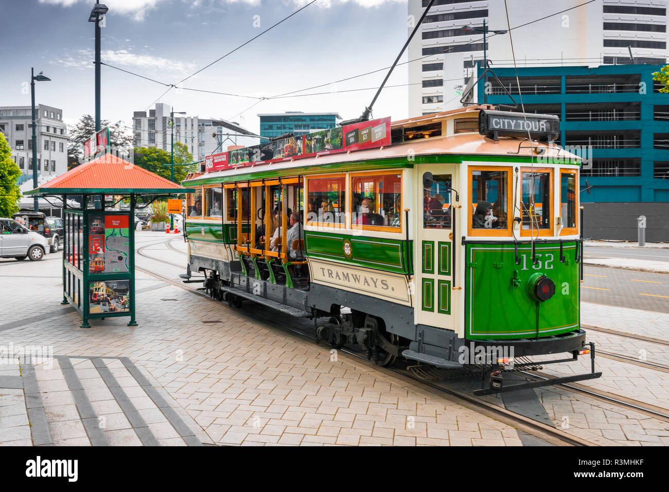 City tour trolley hi-res stock photography and images - Alamy