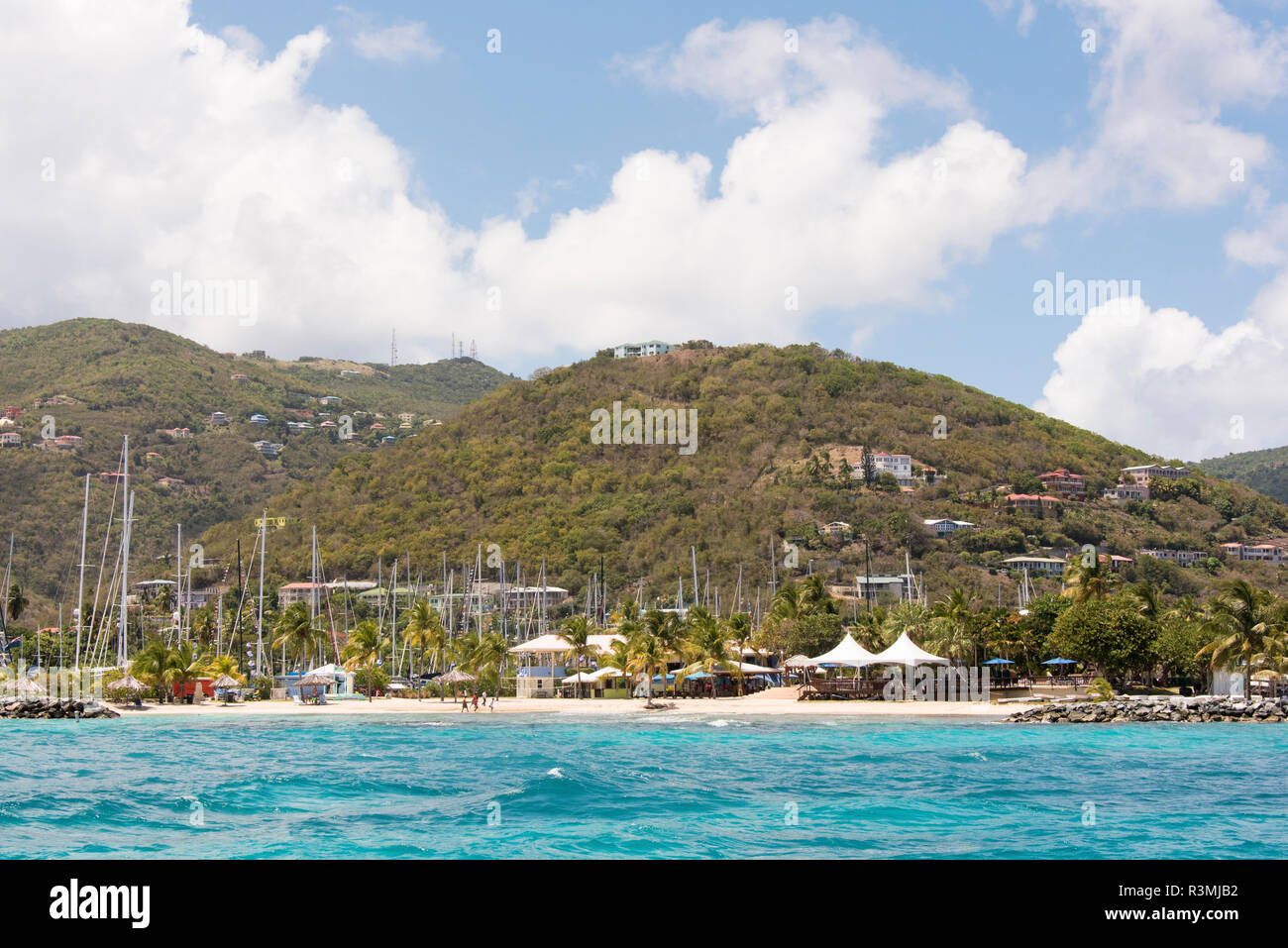 Tortola, Nanny Cay Resort and Marina Stock Photo - Alamy