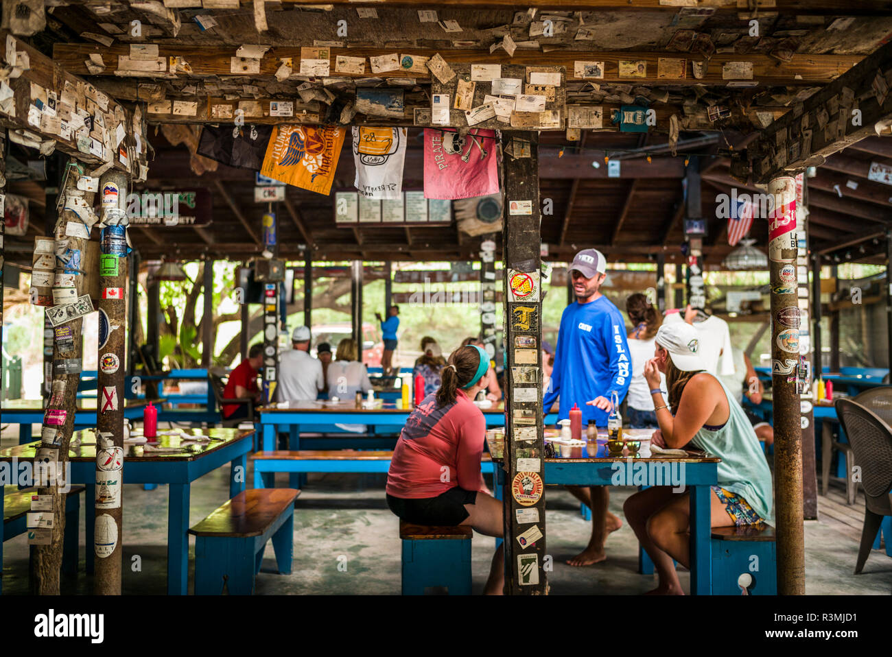 British Virgin Islands, Jost Van Dyke. Great Harbour, Foxy's Tamarind ...