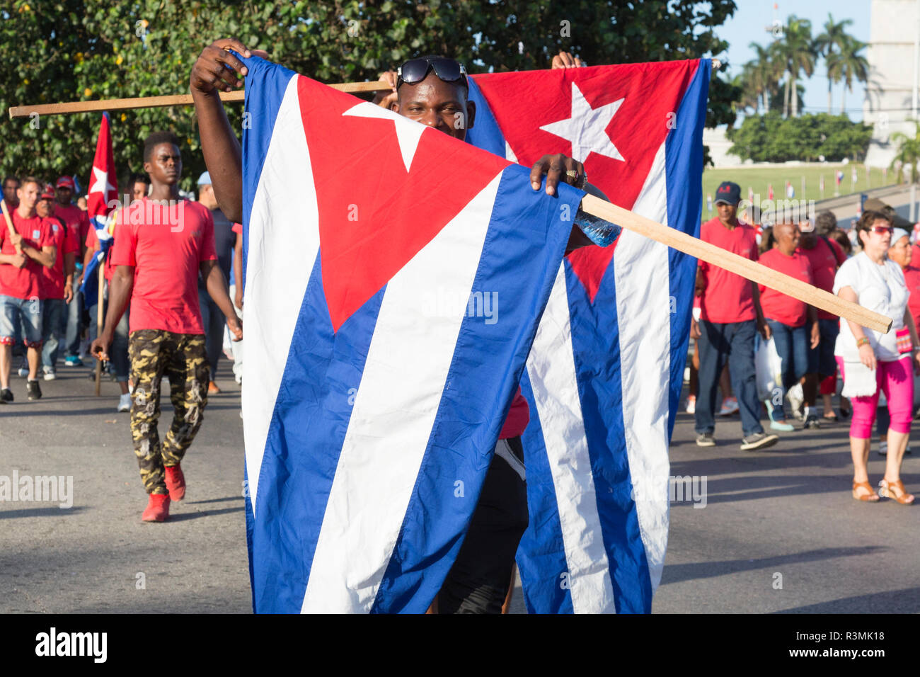 Cuban flags hi-res stock photography and images - Alamy